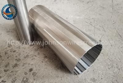 China Ss Resistance Welding Wedge Wire Screen Tube For Resin Filter for sale