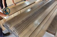 China Ss316l 3.0mm Slot Welded Wedge Wire Screen Flat For Swimming Pool for sale