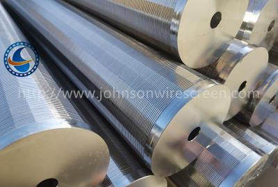 China Stainless Steel 304 Welded Wedge Wire Screen Od 118mm Slot Tubes for sale