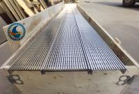 China Straight Grating Wedge Wire Screen Panel Stainless Steel 316l 3mm Slot for sale