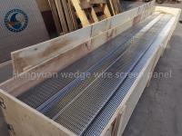 China Straight Grating Wedge Wire Screen Panel Stainless Steel 316l 3mm Slot for sale