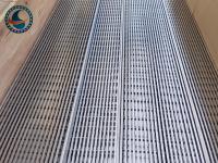 China Straight Grating Wedge Wire Screen Panel Stainless Steel 316l 3mm Slot for sale