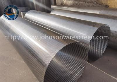 China Profile Wire Continuous Slot Wedge Wire Screen Filter for sale
