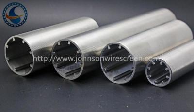 China Wedge Wire Ss 316l Water Well Screen Pipe Slotted For Sugar Mills for sale