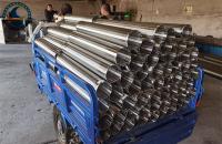 China 100 Micron Wedge Wire Screen Pipe Filtering Metal Residue In Industry for sale