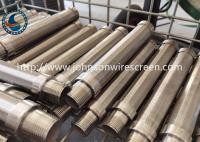 China Stainless Steel 28 Micron Wedge Wire Pipe For Large Sludge Press for sale