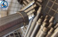 China Stainless Steel 28 Micron Wedge Wire Pipe For Large Sludge Press for sale