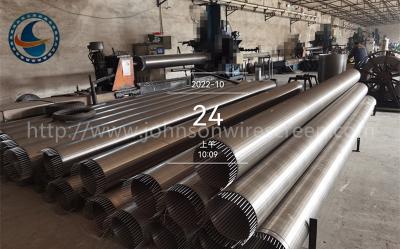 China Low Carbon Galvanized Johnson Vee Wire Screen 8-5/8