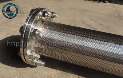 China Dn 100 Wedge Wire Screen Pipe Stainless Steel 304 For Filtration for sale