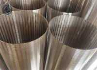 China Stainless Stelel 304 Water Well Wedge Wire Screen 89mm Diameter for sale