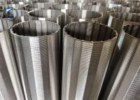 China Galvanizing Water Well Screen 150-2500 Psi 25-3200 Micron Filter Rating for sale