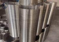 China 25 - 1027 mm Diameter Water Well Wire Wrapped Screen For Sand FIlter for sale