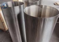 China Wedge Wire Wrapped Slotted Rotary Screen Drum Back Wash for sale