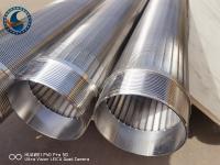 China 1.5mm Slot SS316L Wedge Wire Screen For Water And Waste Treatment for sale