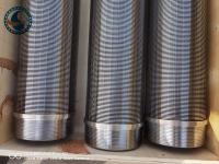 China 1.5mm Slot SS316L Wedge Wire Screen For Water And Waste Treatment for sale