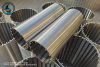 China SS304 Vee Wire Filter Screen Pipe OD51mm For Wastewater Non Clogging for sale