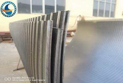 China Oem Stainless Steel 304 Wedge Wire Sieve Plate 0.5mm Slot Opening for sale