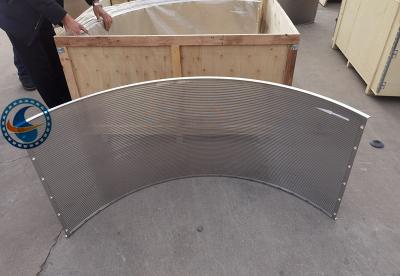 China SS304 Sieve Bend Screen Wedge Wire DSM Screen Upto  4m Length for sale