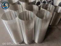 China Continuous Slot Wedge Wire Screen Stainless Steel High Open Area for sale
