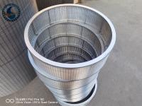 China Continuous Slot Wedge Wire Screen Stainless Steel High Open Area for sale
