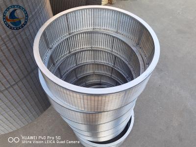 China V Shaped Slots Wedge Wire Screen Tube For Water Infiltration for sale