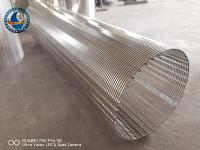 China Continuous Slot Wedge Wire Screen Stainless Steel High Open Area for sale