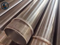 China Ss316l Od140mm Johnson Wedge Wire Screens With Threaded Ends for sale