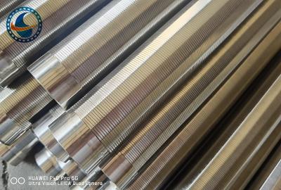 China Food Processing Johnson Vee Wire Screen With Mesh Size 1mm-100mm for sale