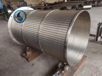 China Ss 304 Coutinuous Slot Wedge Screen Filter Wastewater Treatment for sale