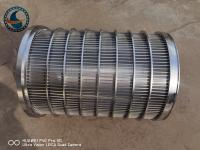 China Ss 304 Coutinuous Slot Wedge Screen Filter Wastewater Treatment for sale