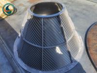 China Stainless Steel 304 Wedge Wire Sieve Basket For Industrial Filtration for sale