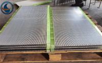 China Wrapped Ss 304 Wedge Wire Screen Panel For Industrial Filtration for sale
