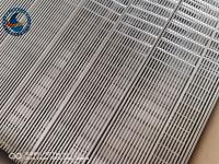 China Wrapped Ss 304 Wedge Wire Screen Panel For Industrial Filtration for sale