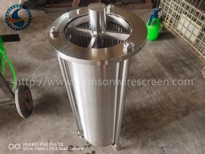 China Enhanced Filtration V Wire Screen Filter With Precise Slot 100 Micron for sale