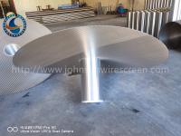 China Welded Ss 304 Johnson V Wire Screen Slot 200 Micron With High Open Area for sale