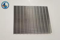 China Stainless Steel 316l Wedge Wire Screen Plate Slot Size 50um Anti Corrosion for sale