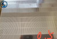 China Stainless Steel 316l Wedge Wire Screen Plate Slot Size 50um Anti Corrosion for sale