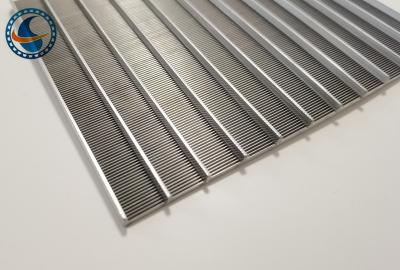 China Stainless Steel 316l Wedge Wire Screen Plate Slot Size 50um Anti Corrosion for sale