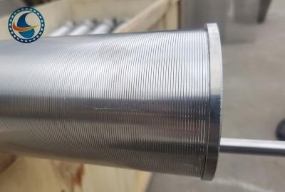 China Continuous Slot Wedge Wire Screen Pipe For Filtration Solutions for sale