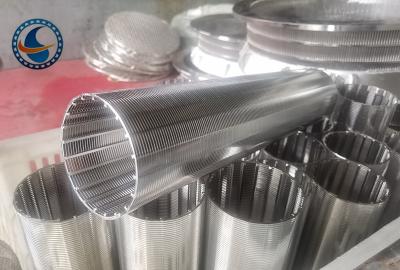 China SS304 OD60MM Pure Round Wedge Wire Screen For Mechanical Filtration Equipment for sale