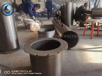 China Titanium 0.18MM Slot Wedge Wire Screen For Mechanical Filtration for sale