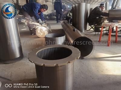 China Titanium 0.18MM Slot Wedge Wire Screen For Mechanical Filtration for sale