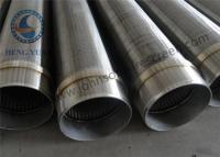 China Water Well Slot 1.0 Mm Johnson Wedge Wire Screens Stainless Steel for sale