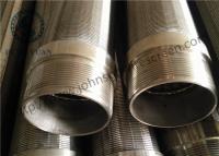 China Round Johnson Vee Wire Screen Thread Couplings High Production Efficiency for sale