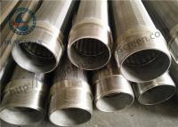 China Round Johnson Vee Wire Screen Thread Couplings High Production Efficiency for sale