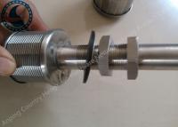 China High Temperature Resistance Sand Filter Nozzle With Vertical Slots Custom Design for sale