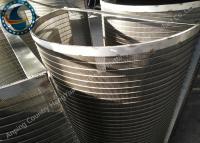 China Vee-Shaped Type Wedge Wire Parabolic Screen Filter / Arc Screen for sale