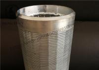 China Johnson Wound Water Well Screen Low Carbon Steel Galvanized Material for sale