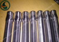 China Slotted Flange Johnson Vee Wire Screen , Wedge Wire Sheets Acid Resistant for sale