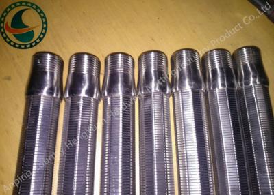 China Slotted Flange Johnson Vee Wire Screen , Wedge Wire Sheets Acid Resistant for sale